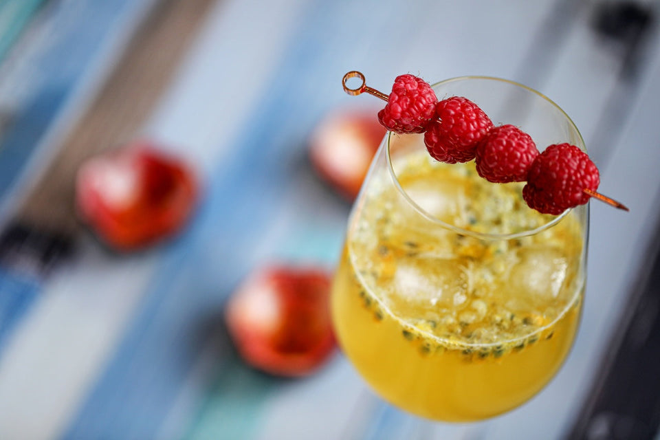 Passion Spritz // Mocktail or Cocktail – Raya Fruit Water